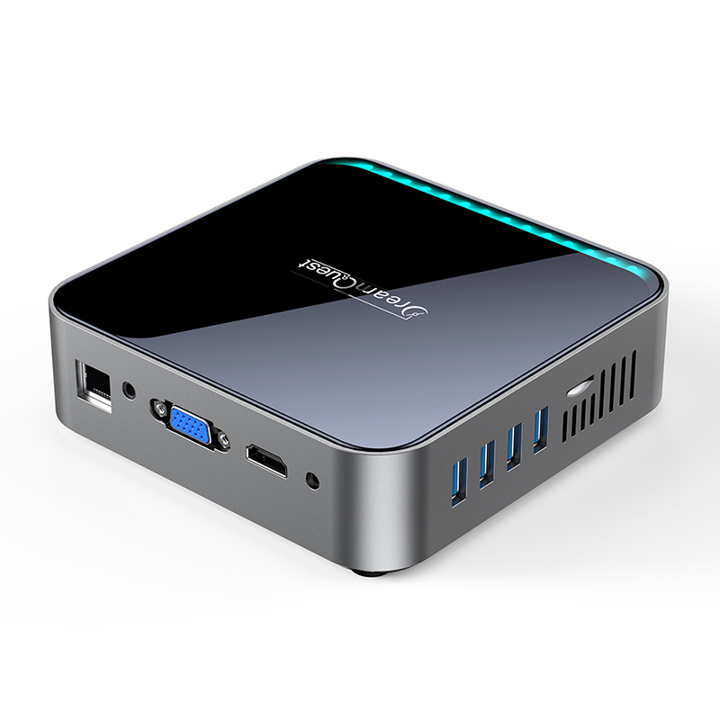 DreamQuest Mini PC, 8GB DDR3 128GB EMMC Windows 10 Pro(64-bit) Mini ...