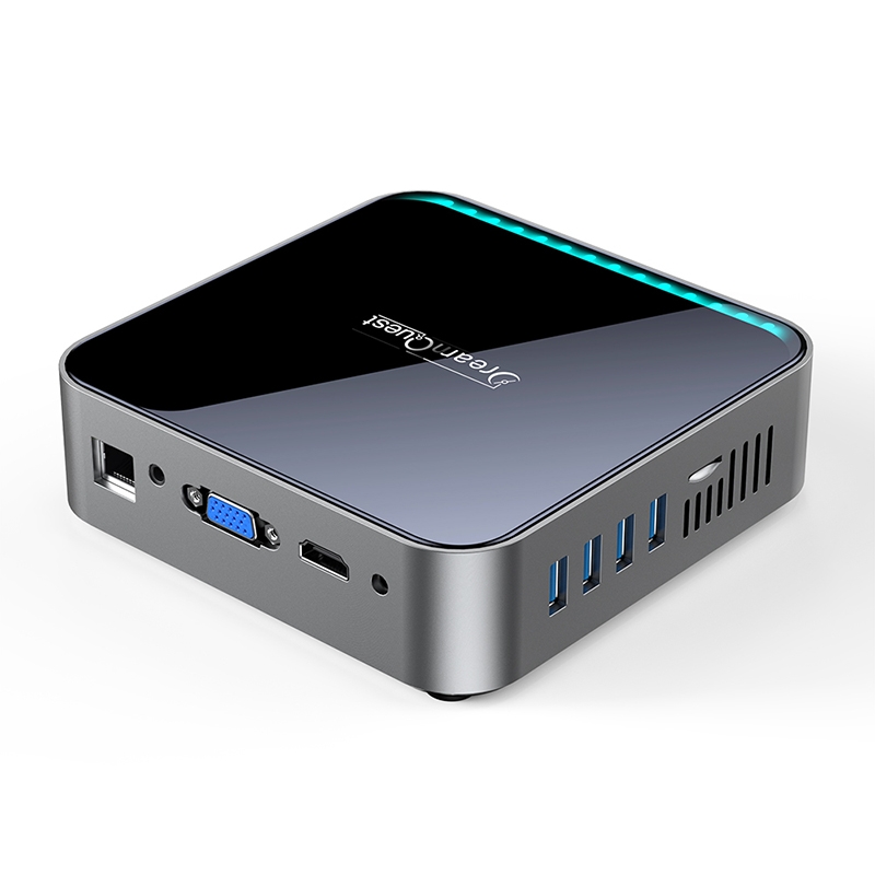 DreamQuest Mini PC, 8GB DDR3 128GB EMMC Windows 10 Pro(64-bit) Mini ...